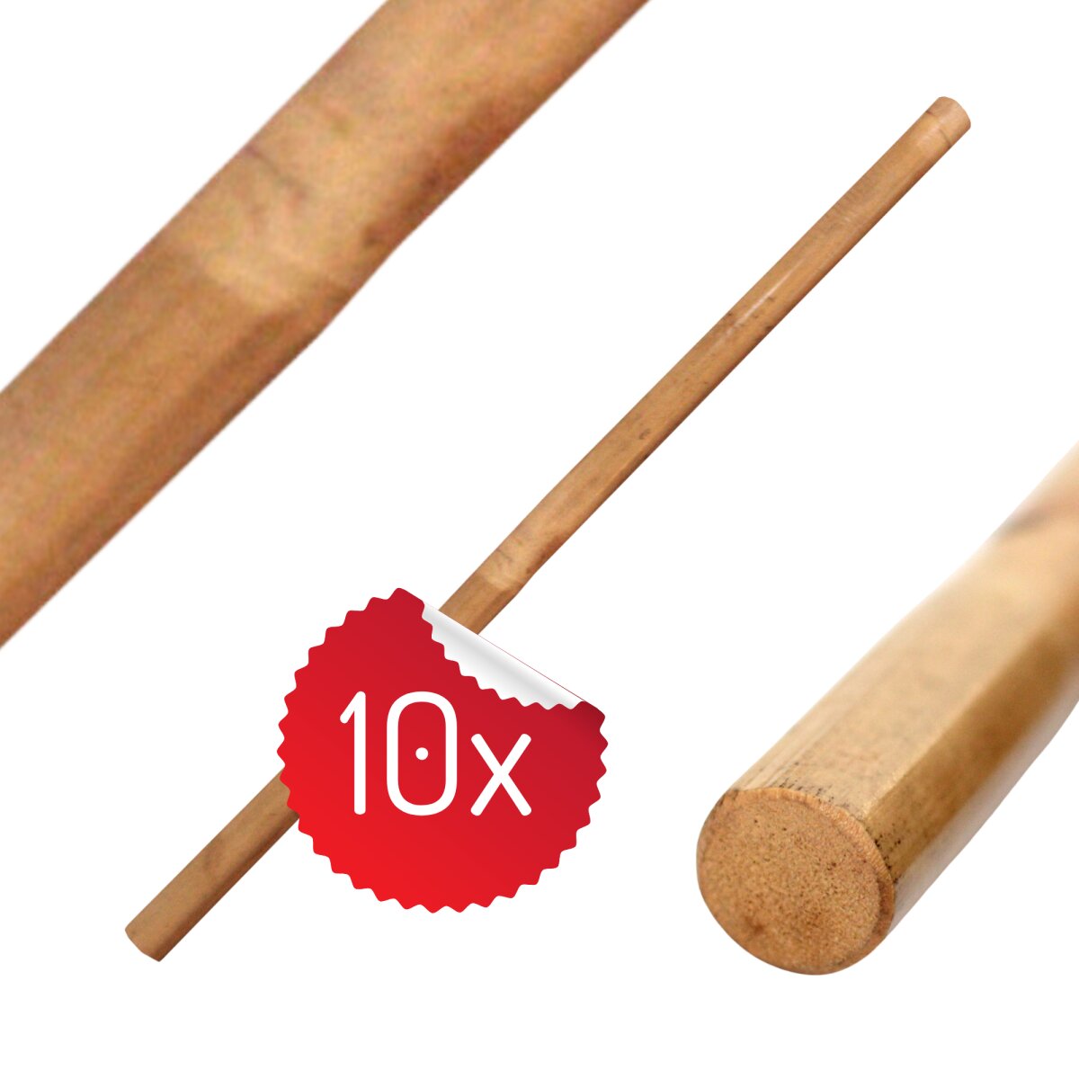 Escrima Stick Rattan - natur ungeschält, schmal